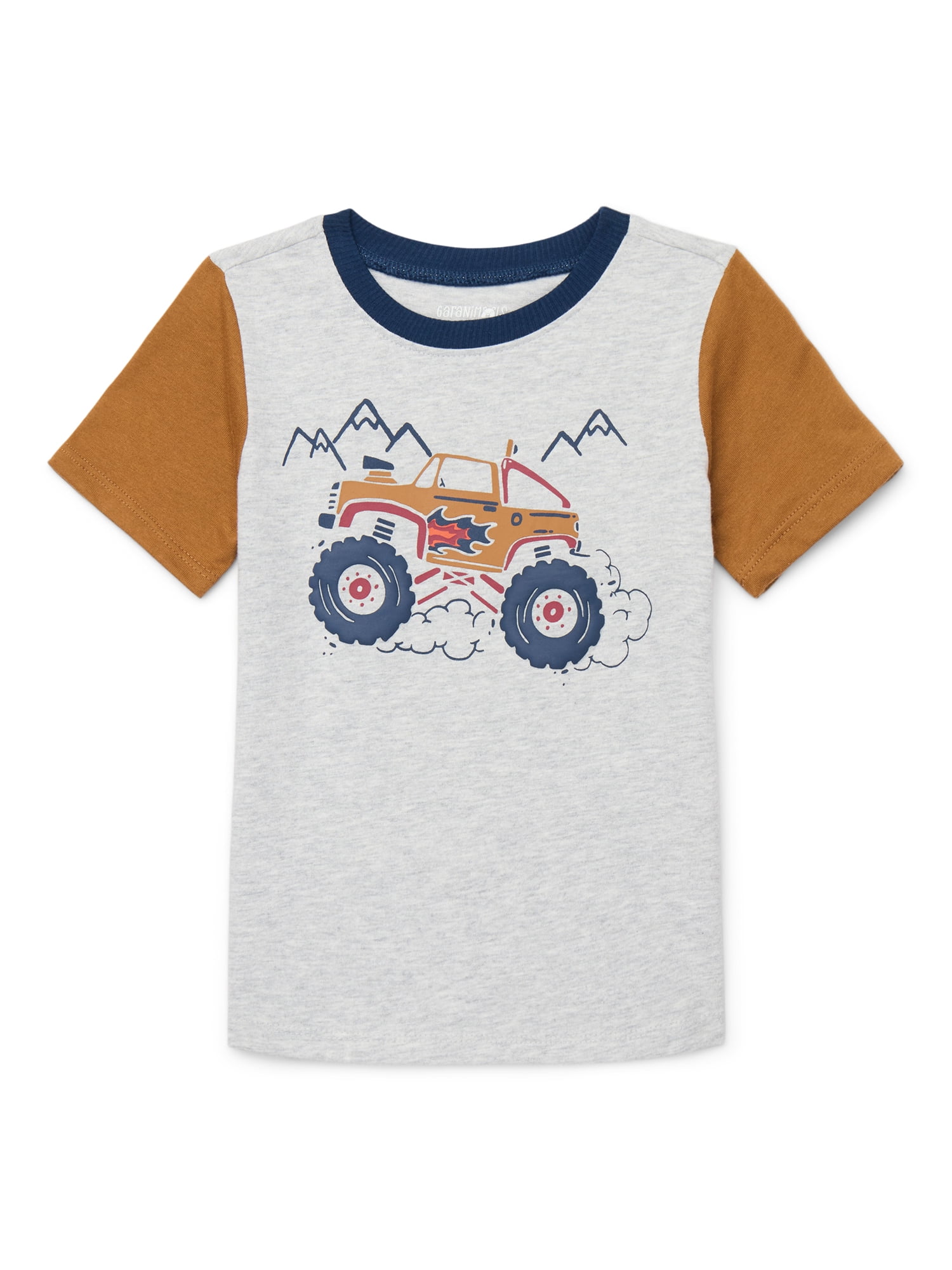 Garanimals Toddler Boys Colorblocked Graphic Tee with Short Sleeves ...