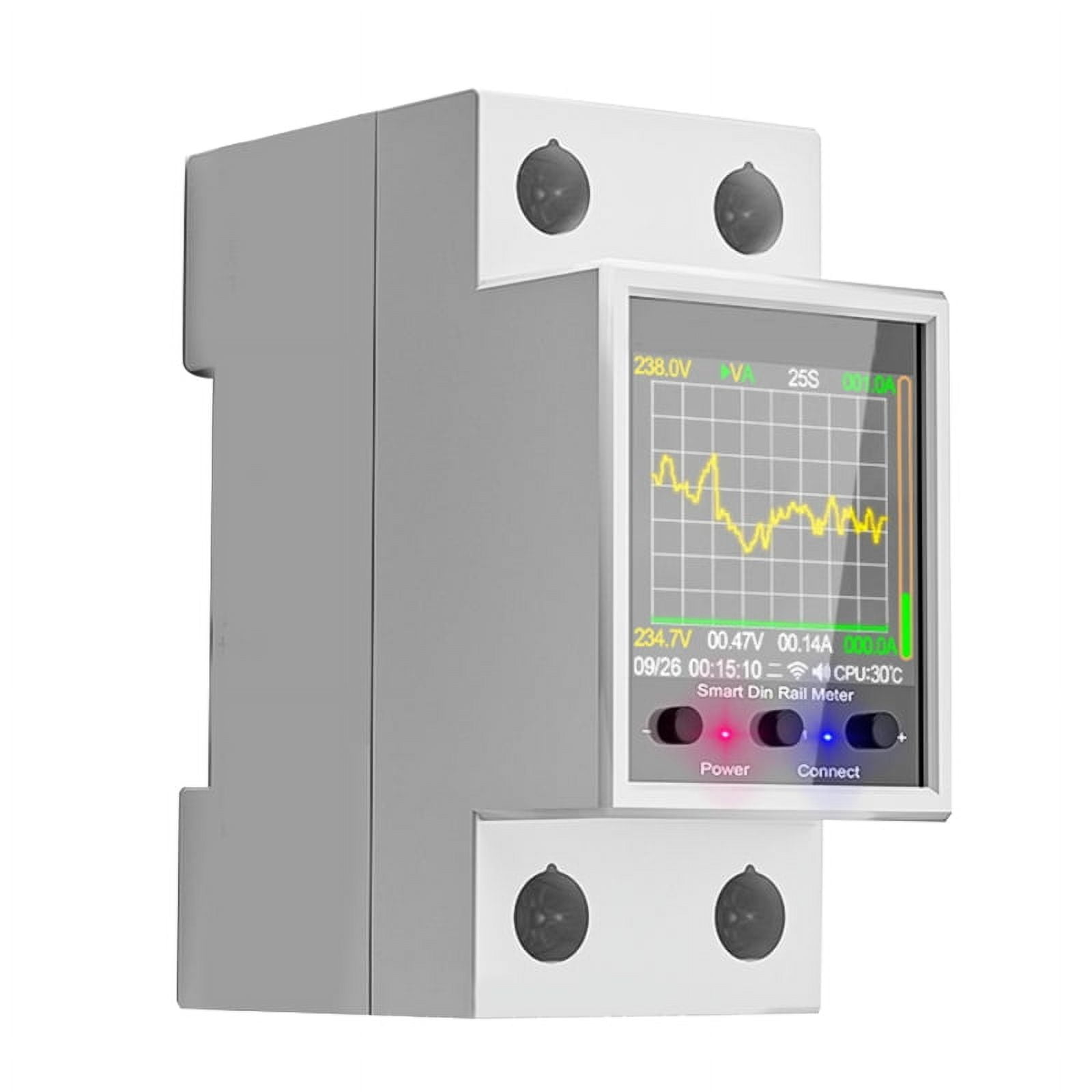 GR2P 100A Smart Electricity Meter Tuya WiFi Din Rail Power Energy Meter ...