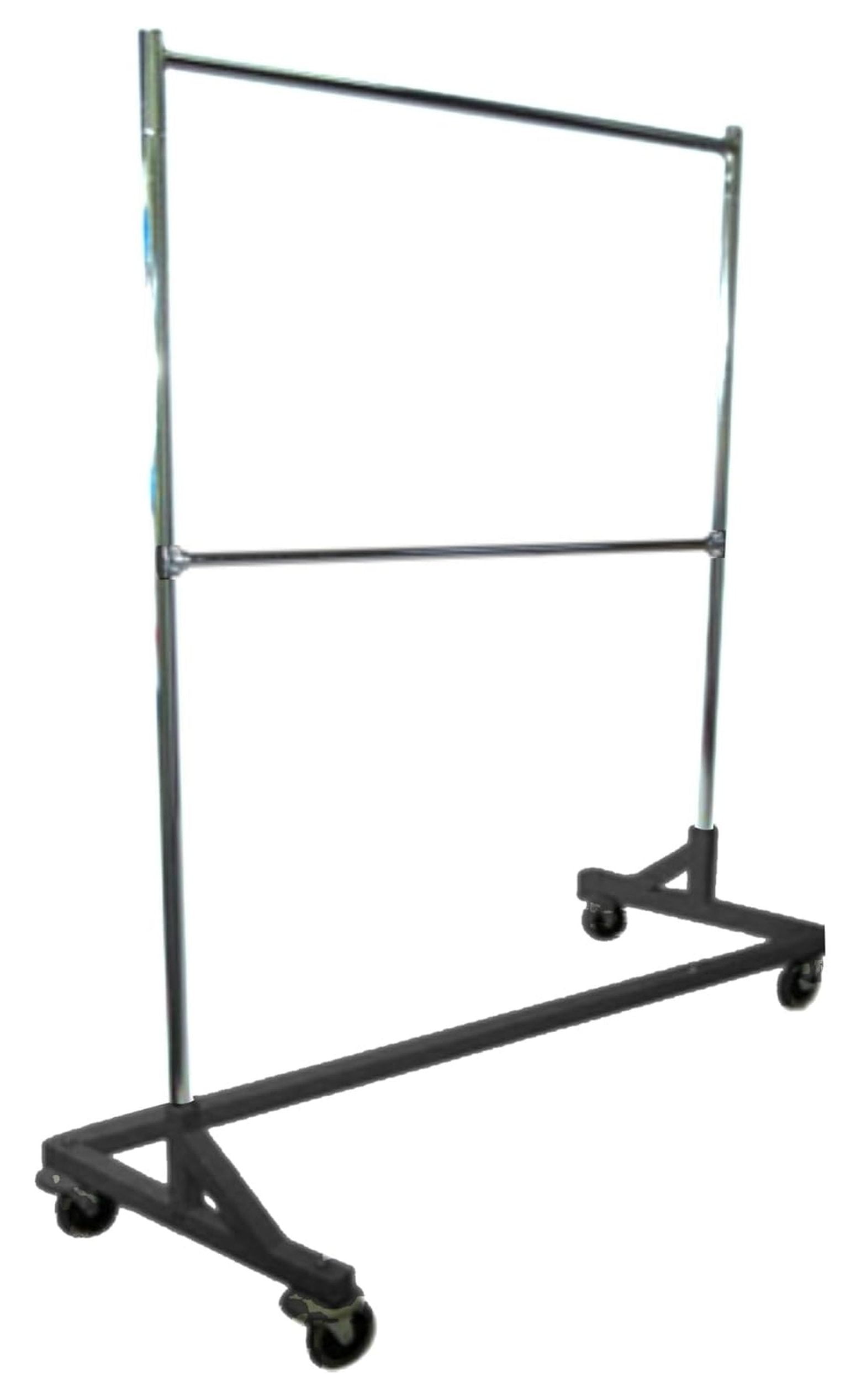 GR600-EH Deluxe Grade Rolling Z Garment Rack, 400lb Capacity, 63 ...
