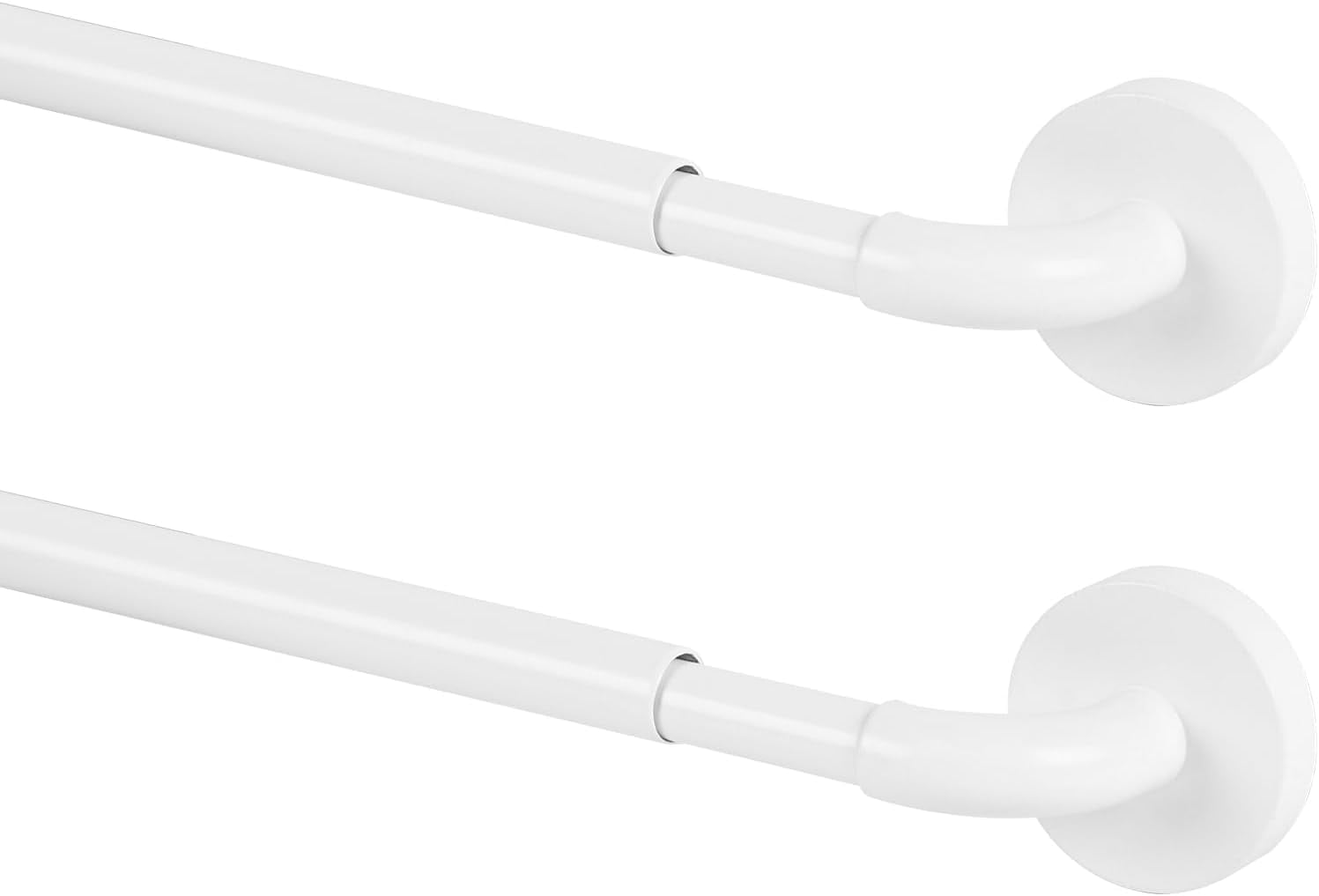 GRA 2 Pack Magnetic Curtain Rod for Metal Doors Adjustable 9-12 Inch, 3 ...