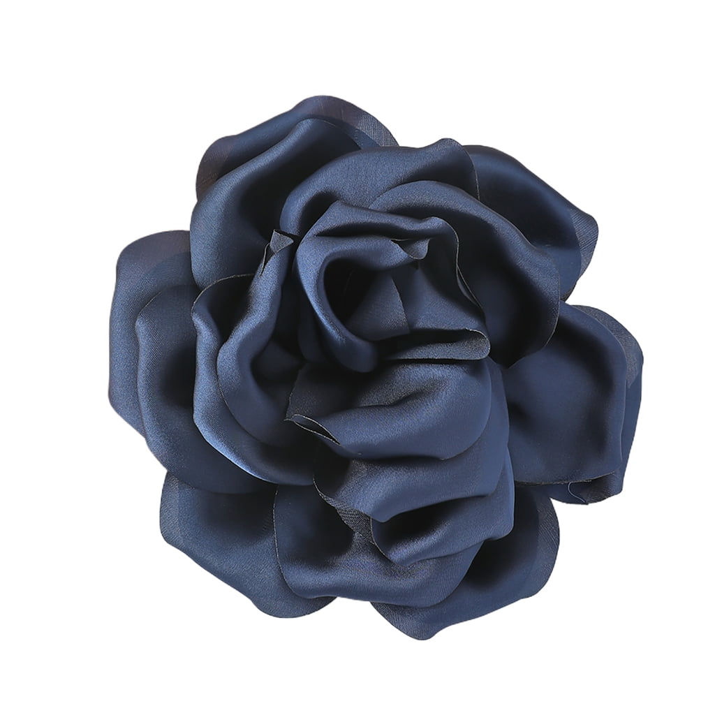 GRABLOOM 15cm Flower Brooch Fabric Rose Charm Breastpin Stylish Party ...