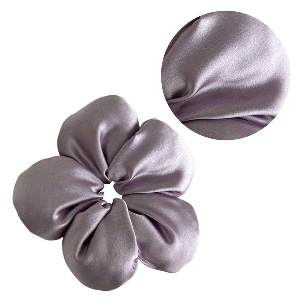 GRABLOOM 3D Flower Hair Scrunchies Thick Updo Oversized Hair Scrunchy ...