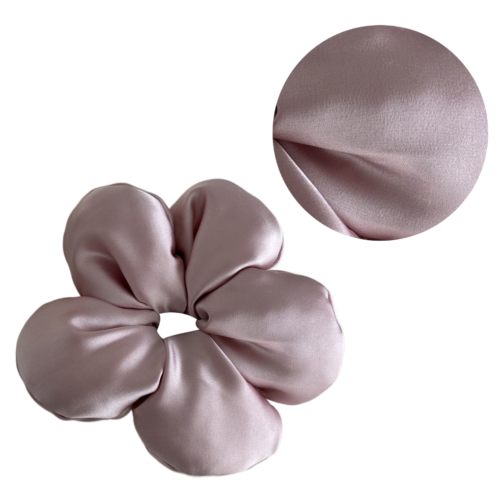 GRABLOOM 3D Flower Hair Scrunchies Thick Updo Oversized Hair Scrunchy ...