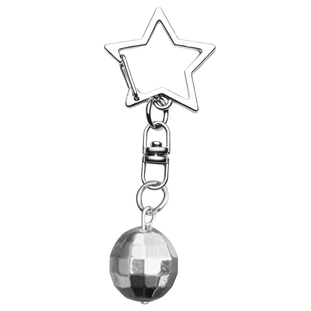 GRABLOOM 70s Disco Keychain with Hanging Disco Ball Ornament for 70s ...