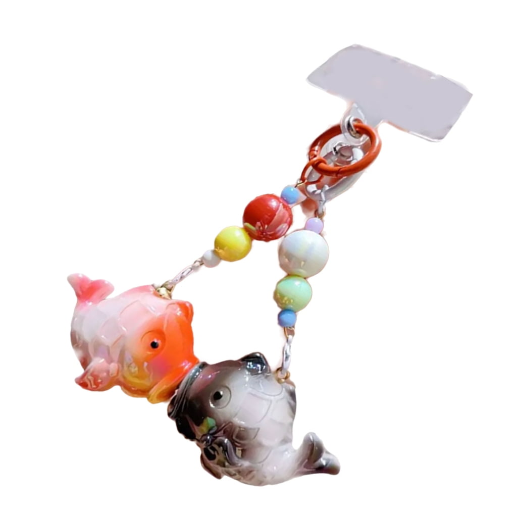 GRABLOOM Adorable Kiss Fish Keychain in Resin Adorable Kiss Fish Key ...
