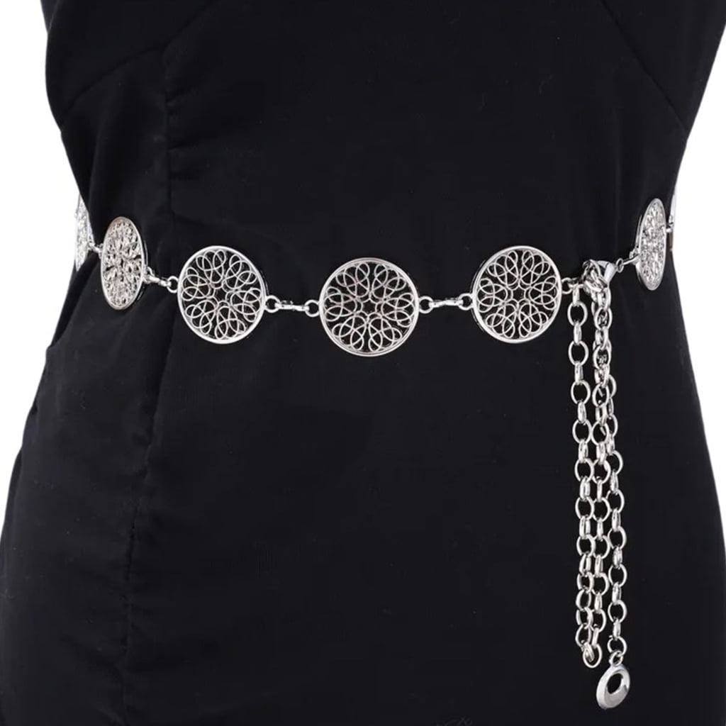 GRABLOOM Chain Belt For Women Waist Chain Belly Chain Fretwork Waist ...