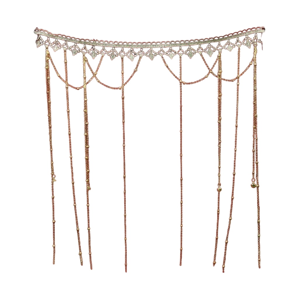 GRABLOOM Chinese Style Face Curtain Fringed Forehead Headband Ancient ...