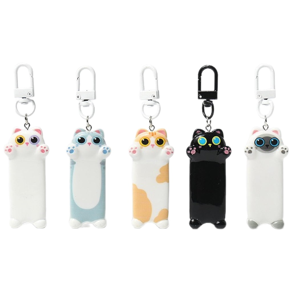 GRABLOOM Cute Cat Pendant Keychain Key Rings Fashion Animals Kittens ...