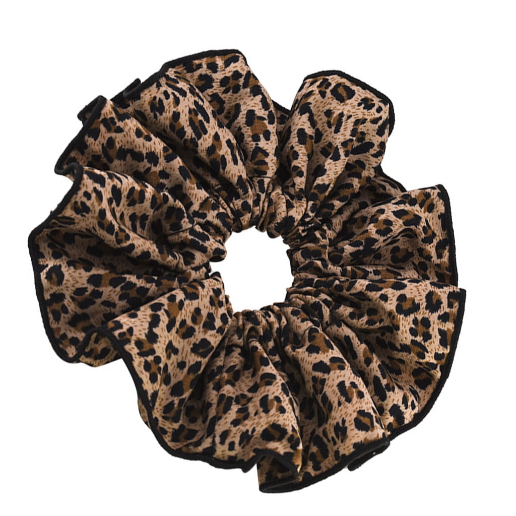 GRABLOOM French Leopard Scrunchy Female Aesthetic Hair Scrunchies Party ...