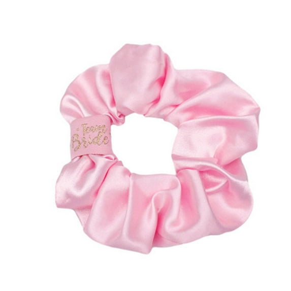 Bridesmaid Bride Scrunchy Bachelorette Hair Bun Hair Scrunchies Bridal ...