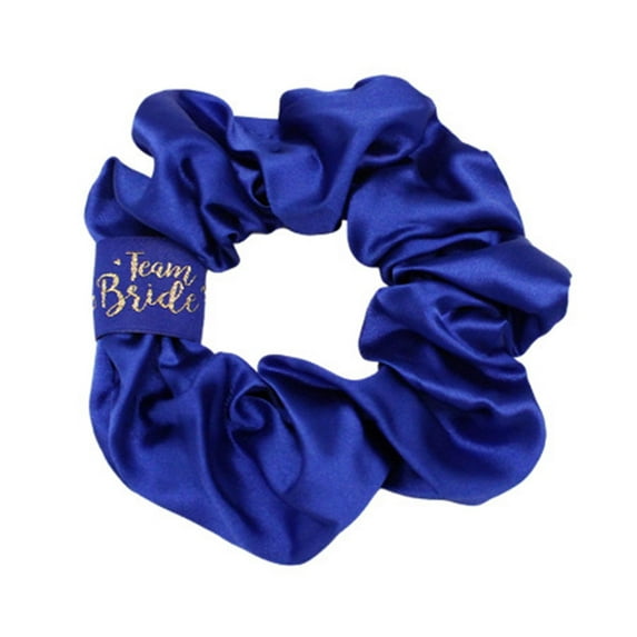 Bridesmaid Bride Scrunchy Bachelorette Hair Bun Hair Scrunchies Bridal ...