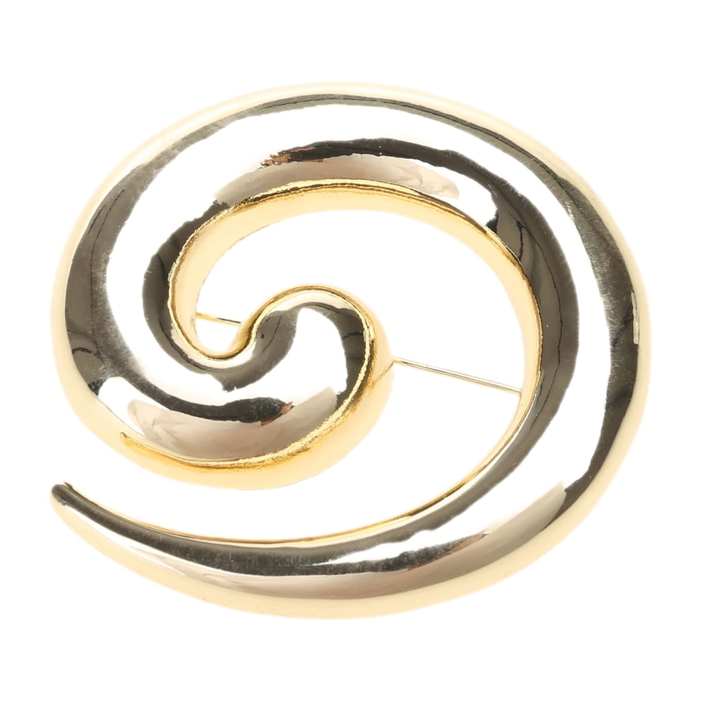 GRABLOOM Lightweight Alloy Shaped Brooch Elegant Lapel Pin Eye Catching ...