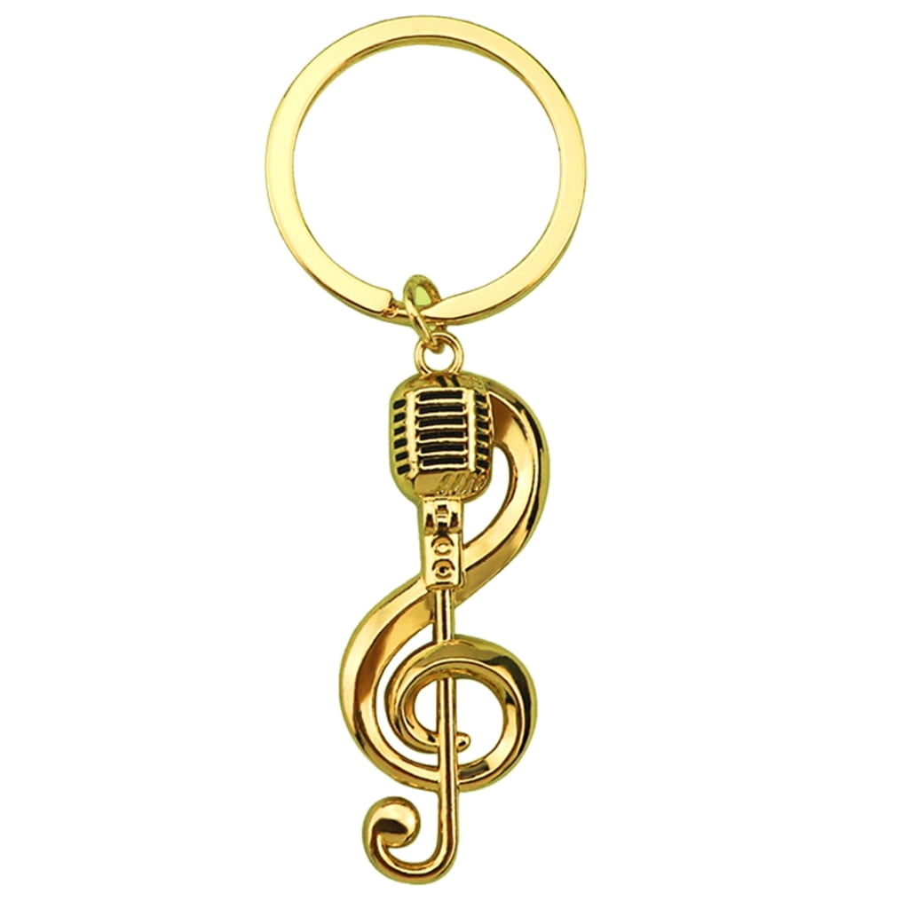 GRABLOOM Stylish Musical Instrument Shaped Keychain Lightweight And ...