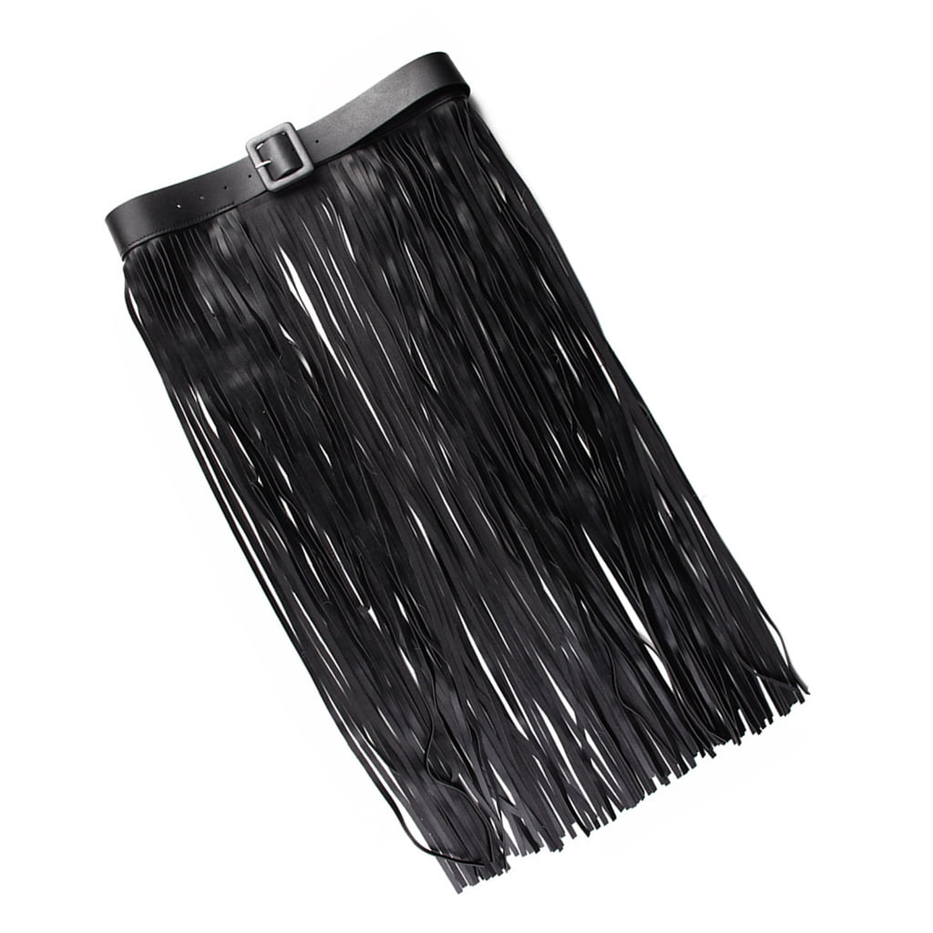 GRABLOOM Unique Fringe Waistband for Women Wrap Dress Halter Dress ...