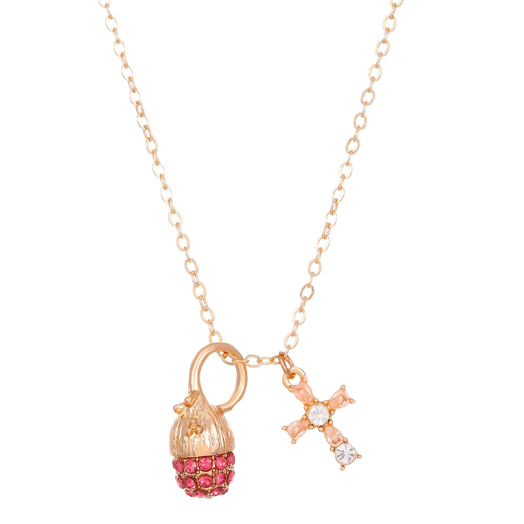 GRABLOOM Unique Pinecone Pendant Necklace Stylish Crosses Pendant ...
