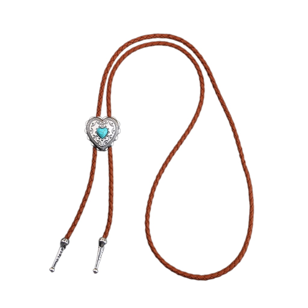 GRABLOOM Vintage Western Lariat Tie Heart Necktie Punk Lariat Necklace ...