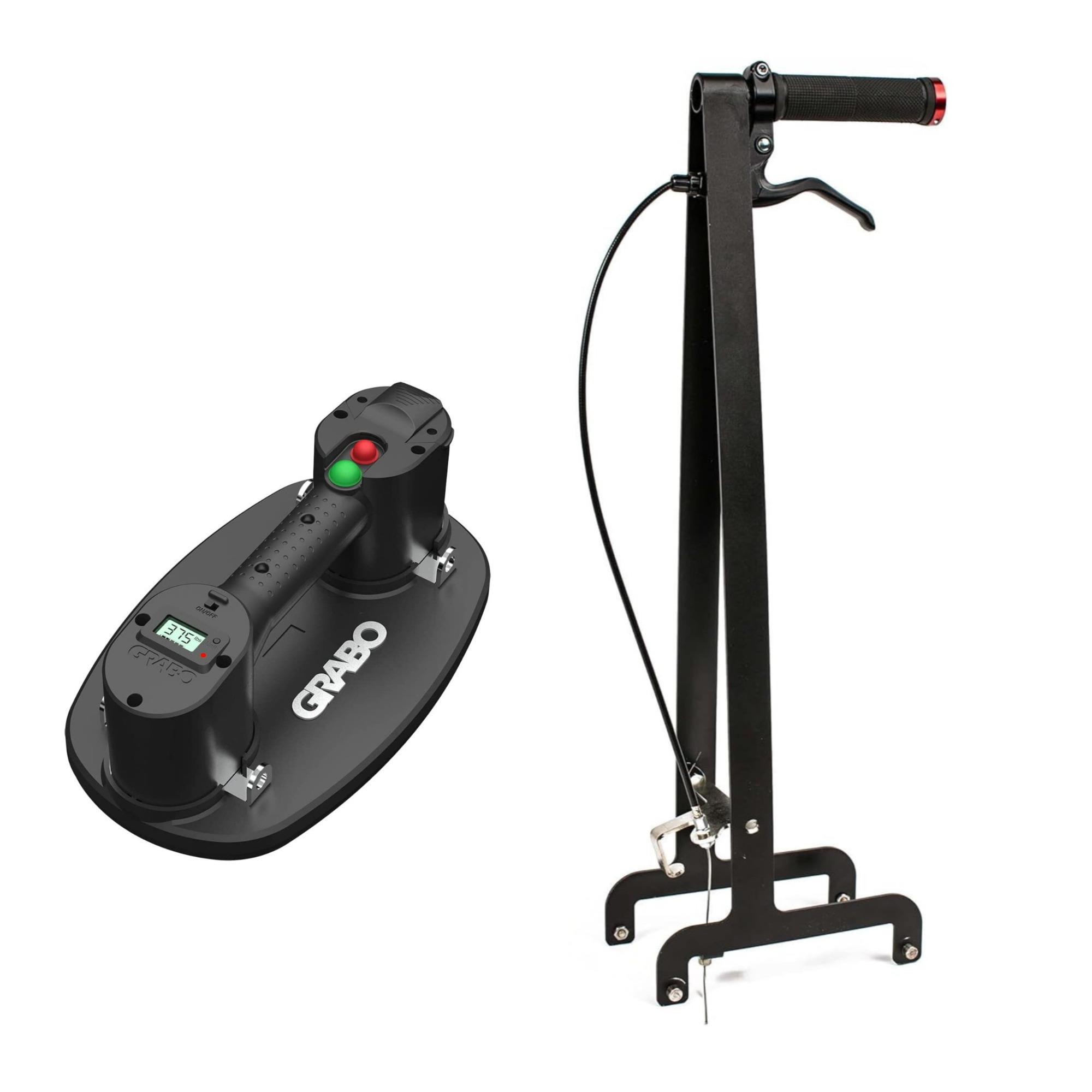 GRABO Pro-Lifter Heavy Lift Electric Suction Cup with Arm Extension ...