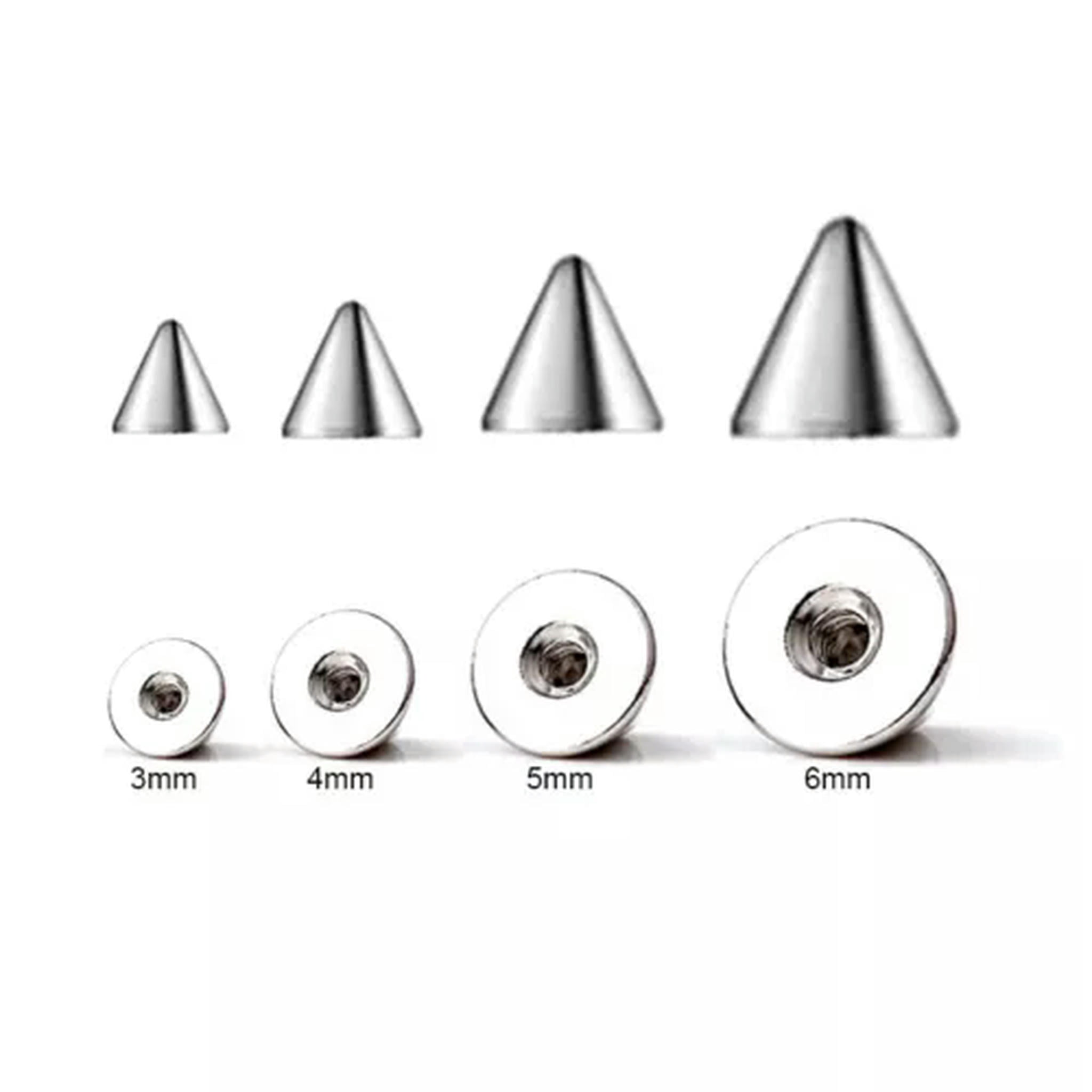 GRACEARA 100X Replacement Piercing Ball Lip Eyebrow Nipple Ear Nose ...