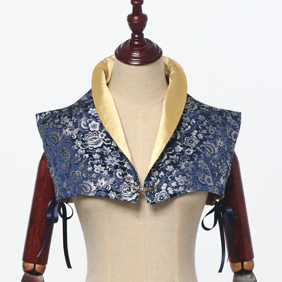 GRACEART Womens Renaissance Gown Over Partlet Victorian Retro Fake ...