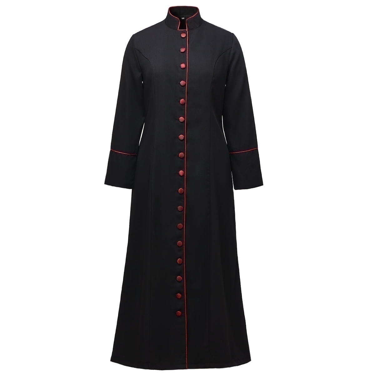 GRACEART Choir Cassock Black Robe Clergy Pulpit Liturgical Vestment ...