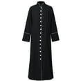 GRACEART Choir Cassock Black Robe Clergy Pulpit Liturgical Vestment ...