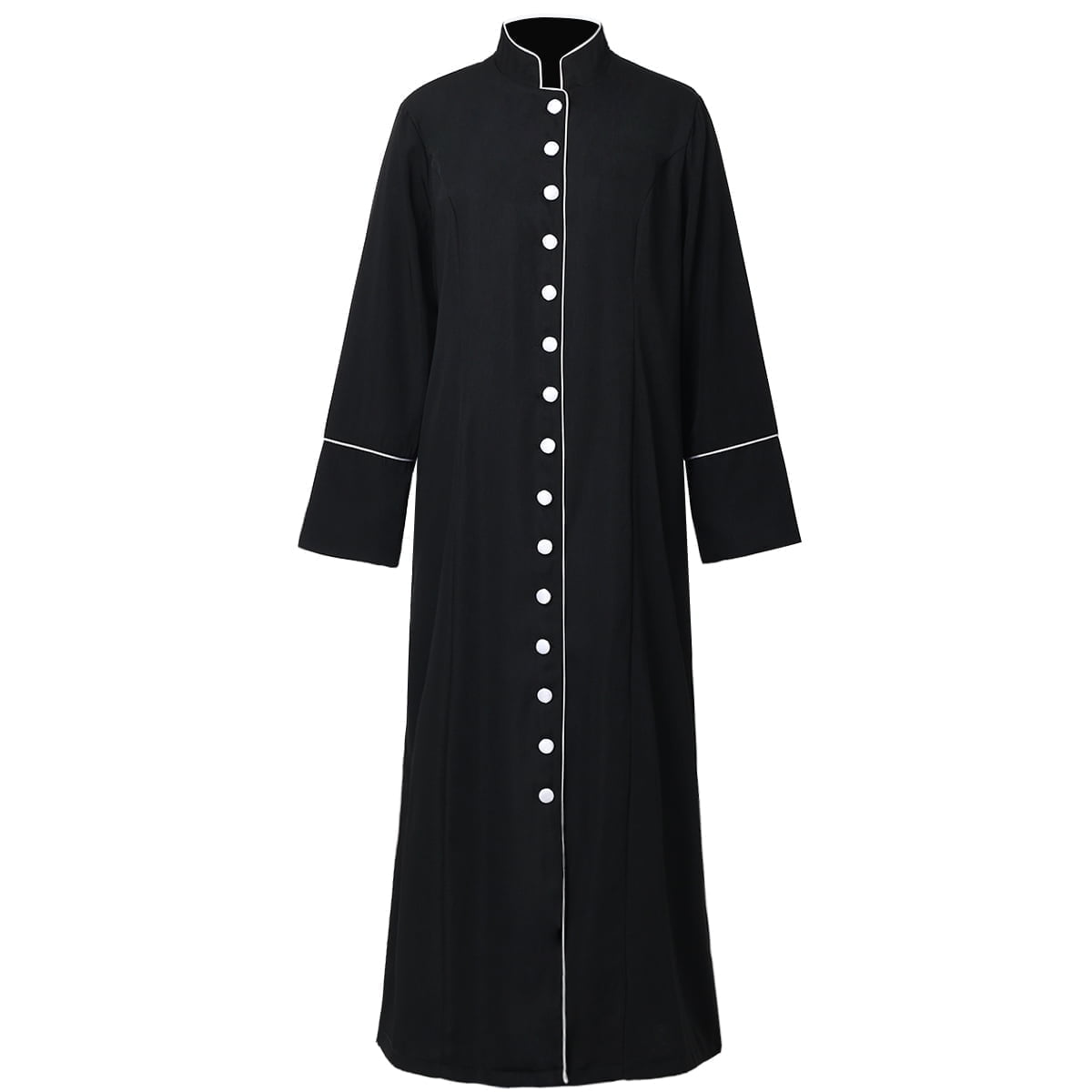 GRACEART Choir Cassock Black Robe Clergy Pulpit Liturgical Vestment ...