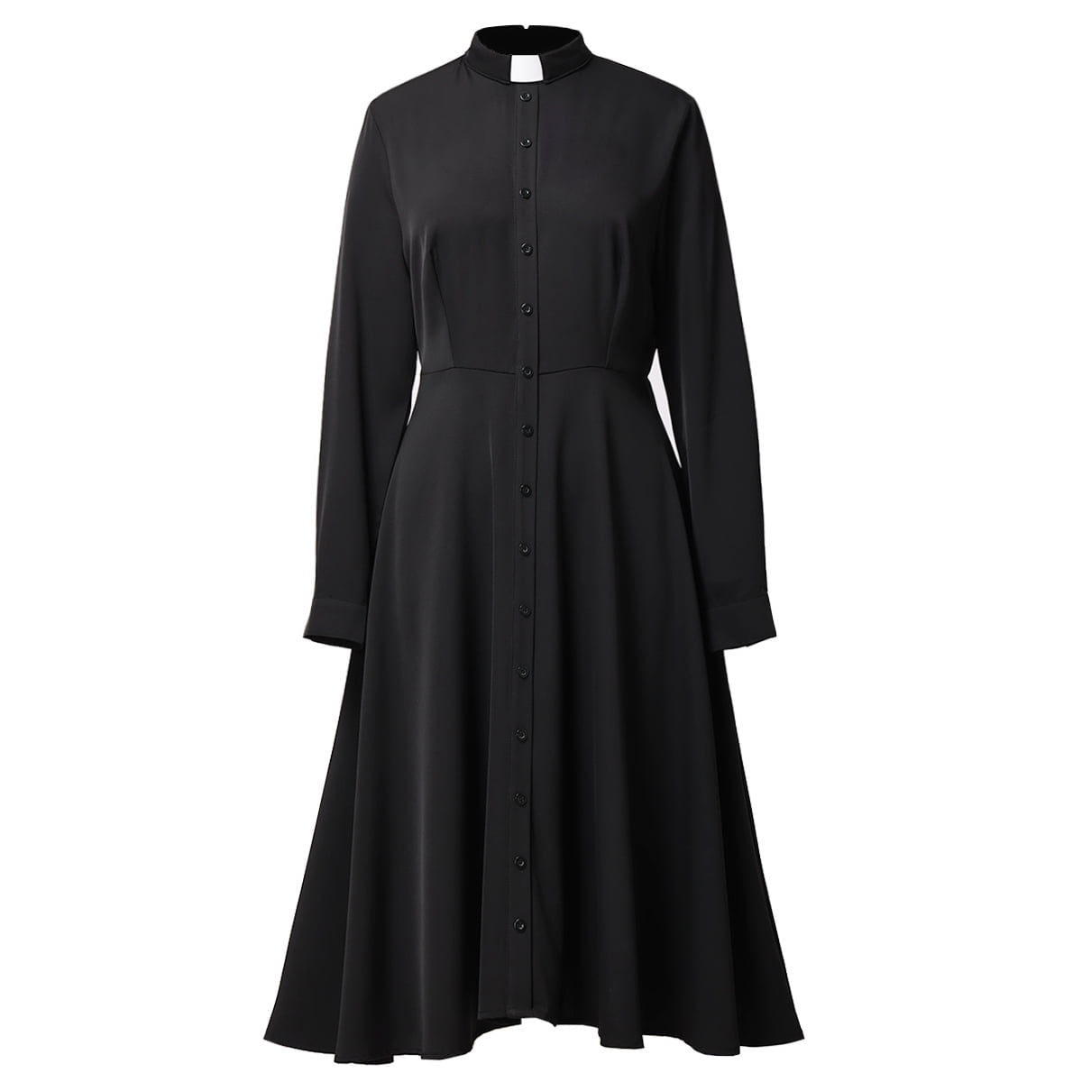 GRACEART Church Priest Clergy Dress for Women Long Sleeve A Line ...