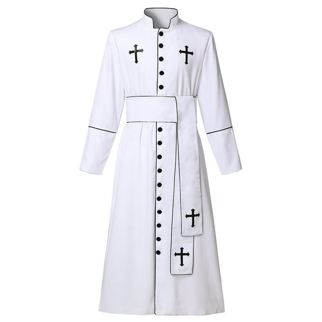 GRACEART Lady's Priest Cassock Church Robes for Pastors Church Robe ...