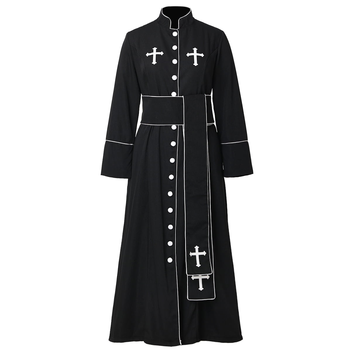 GRACEART Lady's Priest Cassock Church Robes for Pastors Church Robe ...
