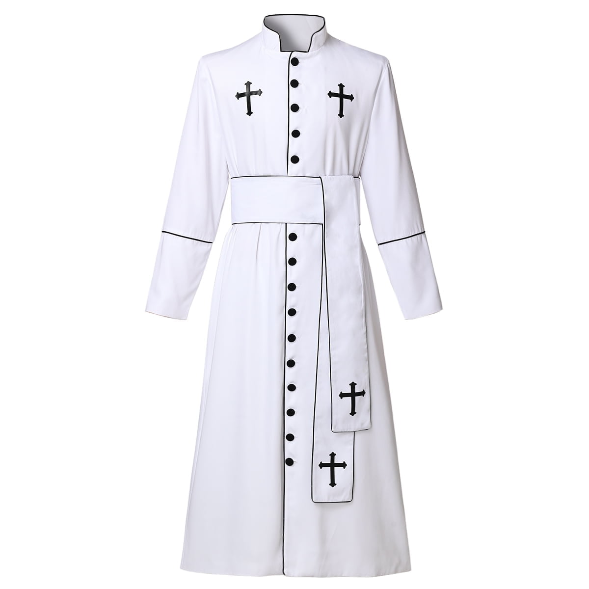 GRACEART Lady's Priest Cassock Church Robes for Pastors Church Robe ...