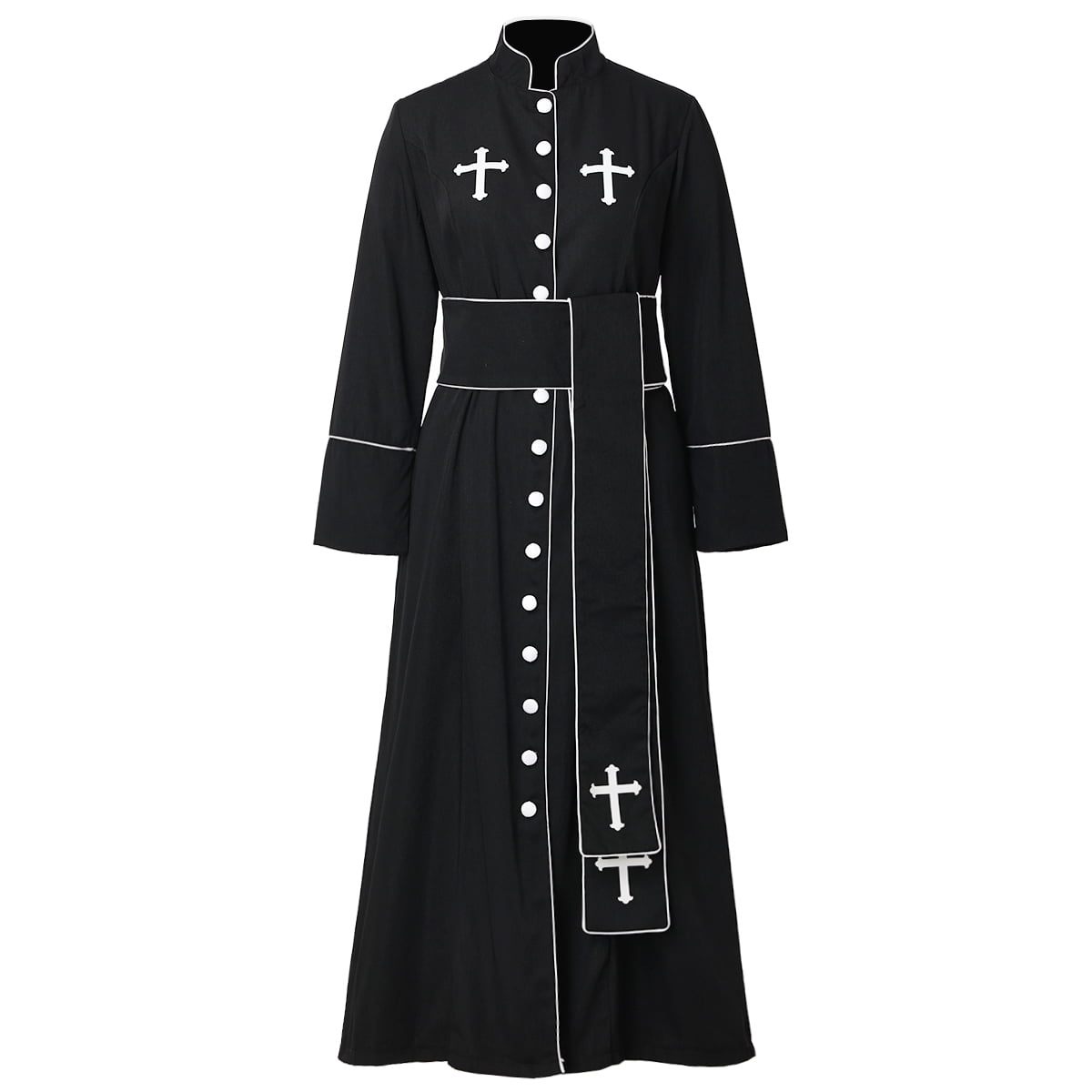 GRACEART Lady's Priest Cassock Pastor Robe Church Robe Clergy Ladies ...