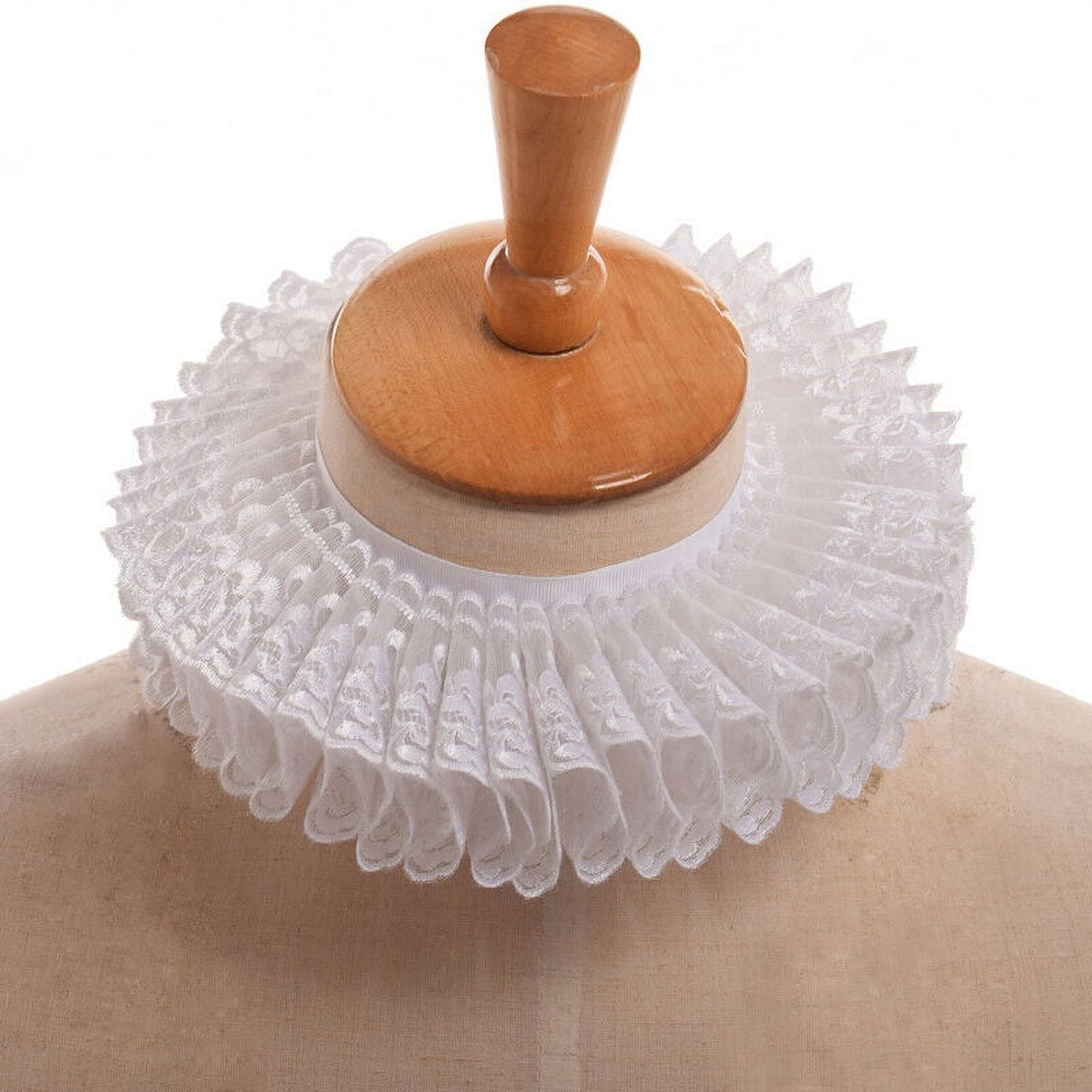 GRACEART Renaissance Elizabethan Neck Ruff Collar Ruffled Collar ...