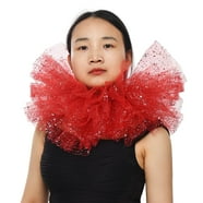 GRACEART Renaissance Victorian Ruffle Collar and Wrist Cuffs Set ...