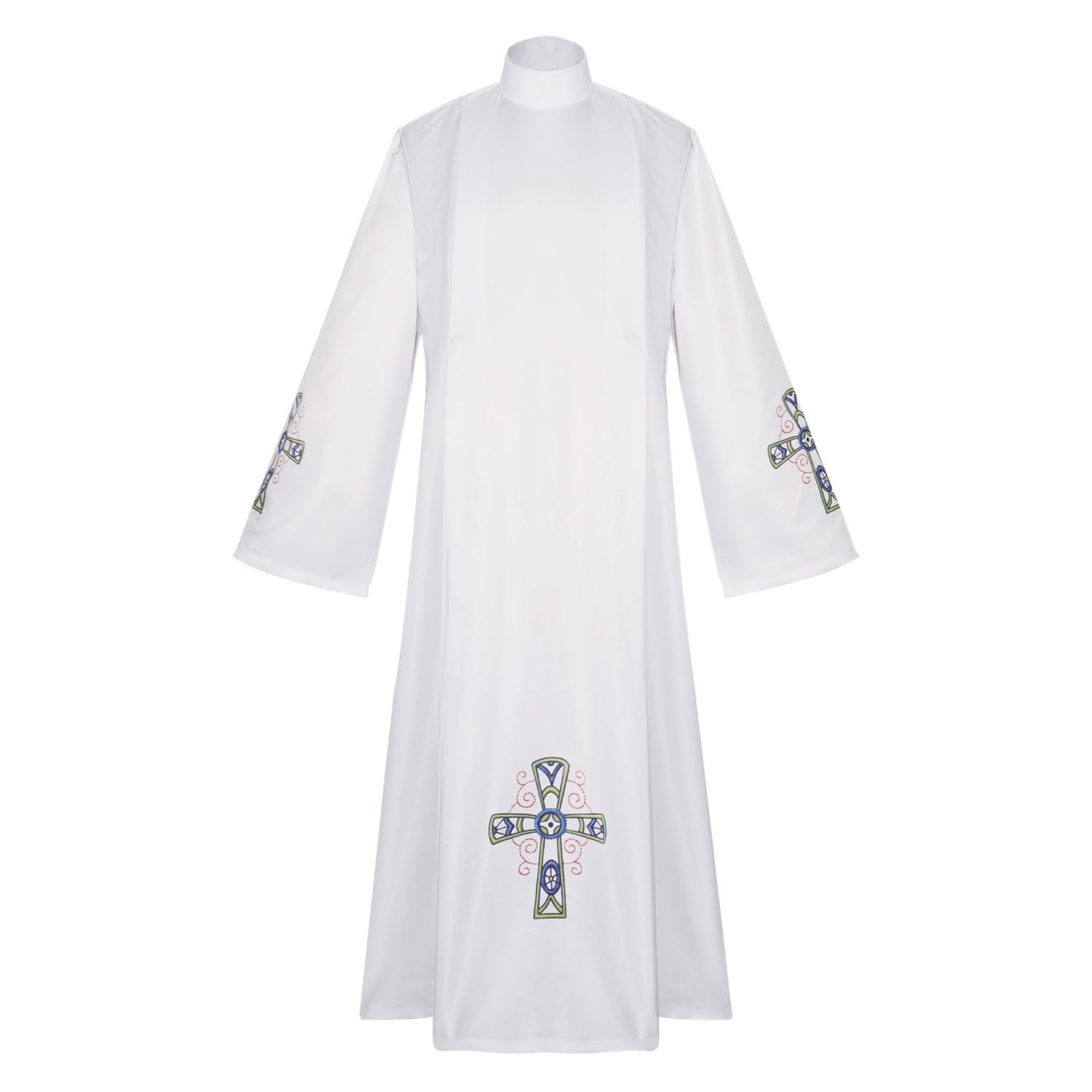 GRACEART Unisex Church Robes for Pastors Priest Robe Priest White ...