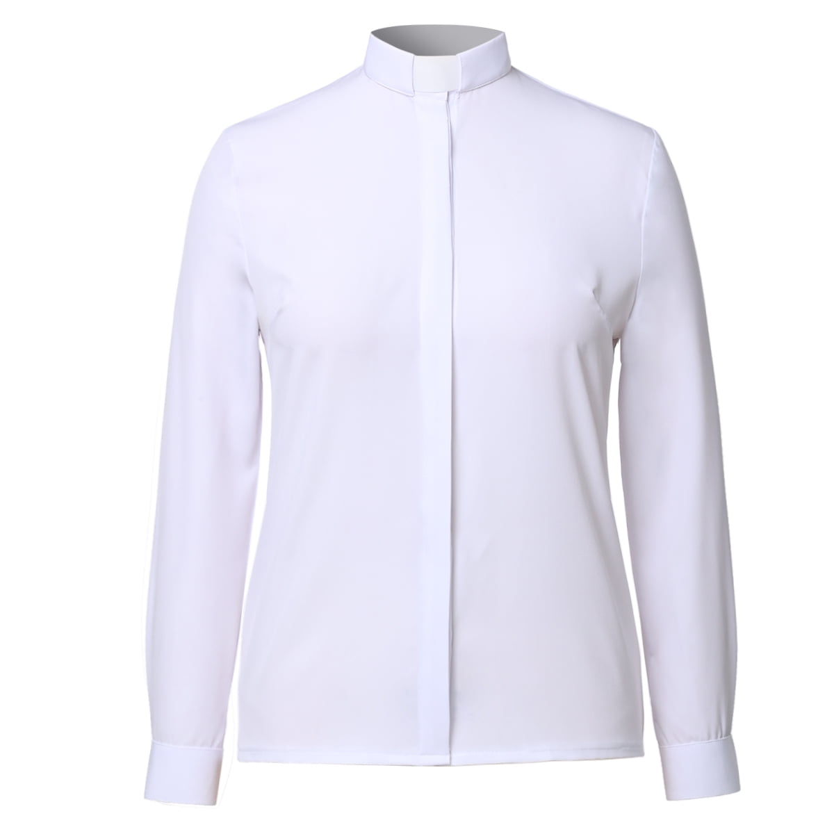GRACEART Women Clergy Shirt Pastor Tab Collar Priest Black Clerical ...