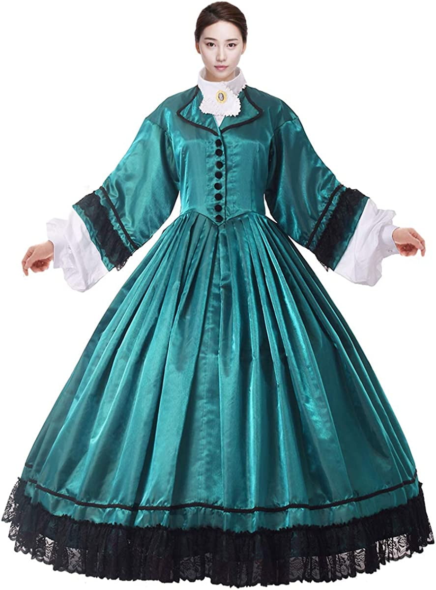 GRACEART Women Historical American Civil Dress 18th Century Ball Gown ...