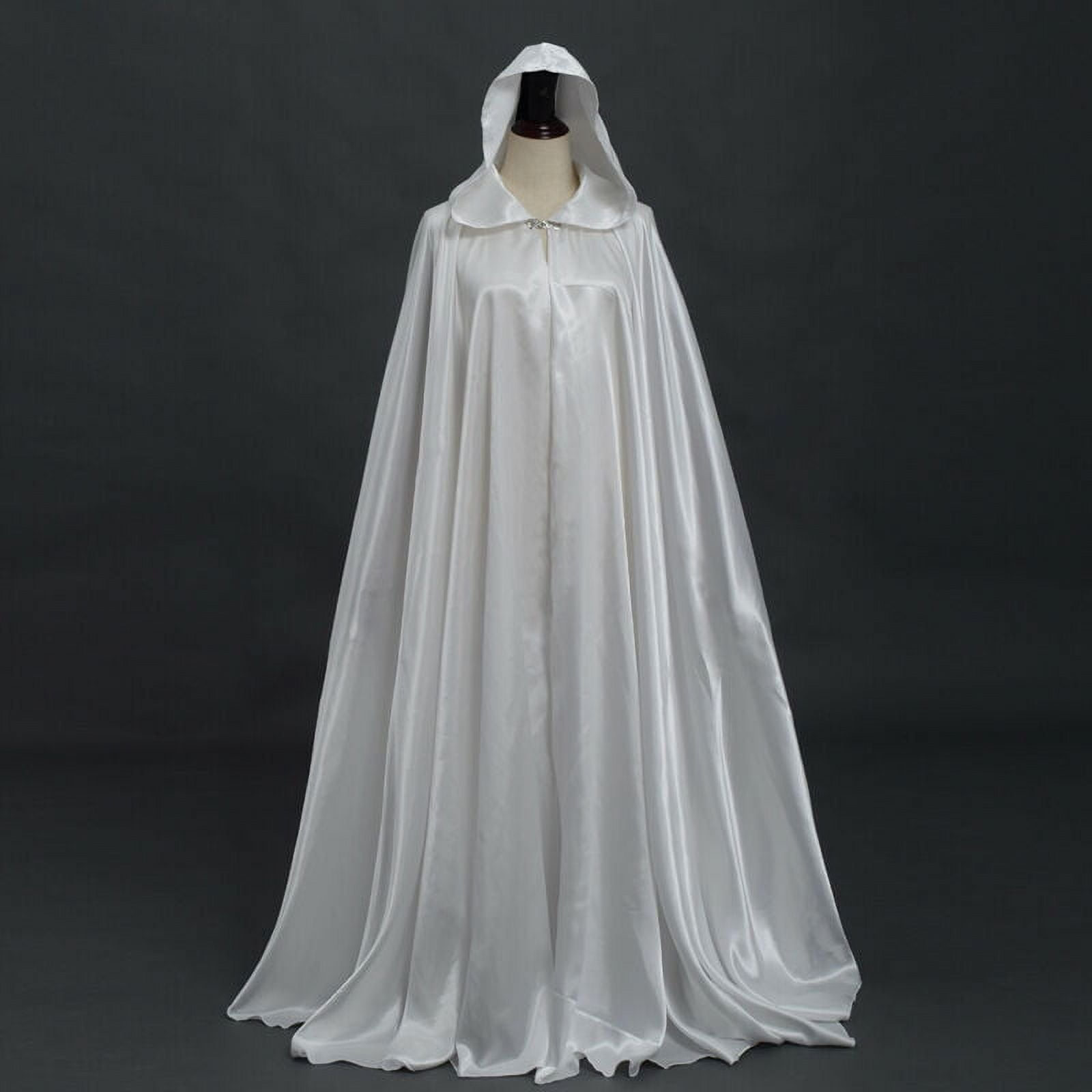 GRACEART Women Hooded Cloak Bridal Cloakwith Hood Full Length Cloak ...