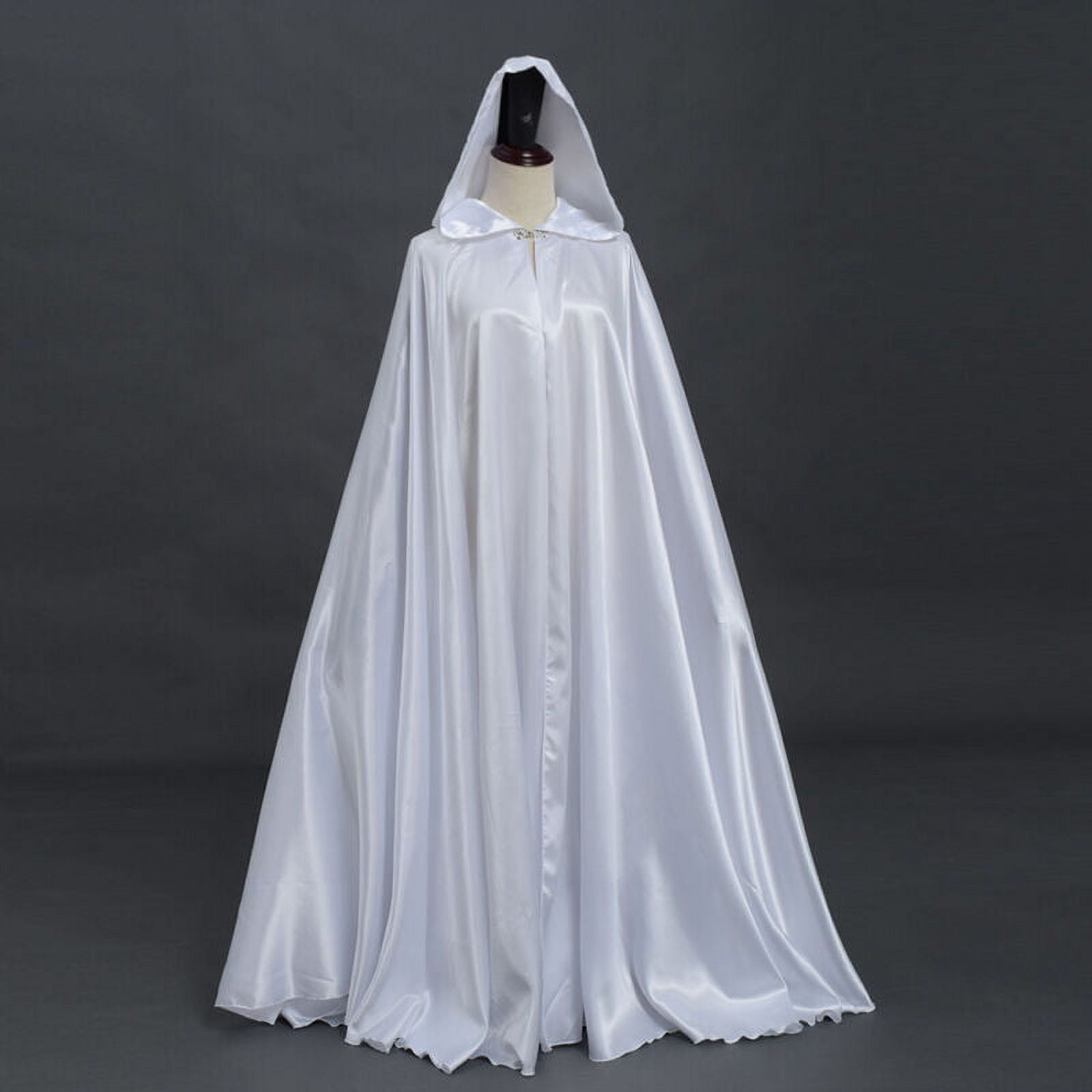 GRACEART Women Hooded Cloak Bridal Cloakwith Hood Full Length Cloak ...