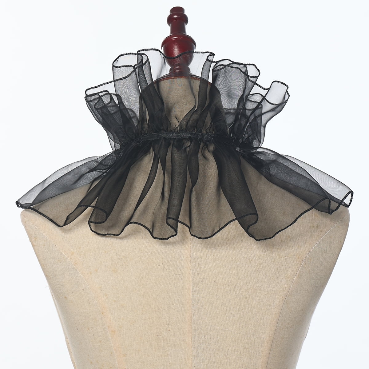 GRACEART Women's Renaissance Ruff Collar Neck Ruffle Vintage Victorian ...