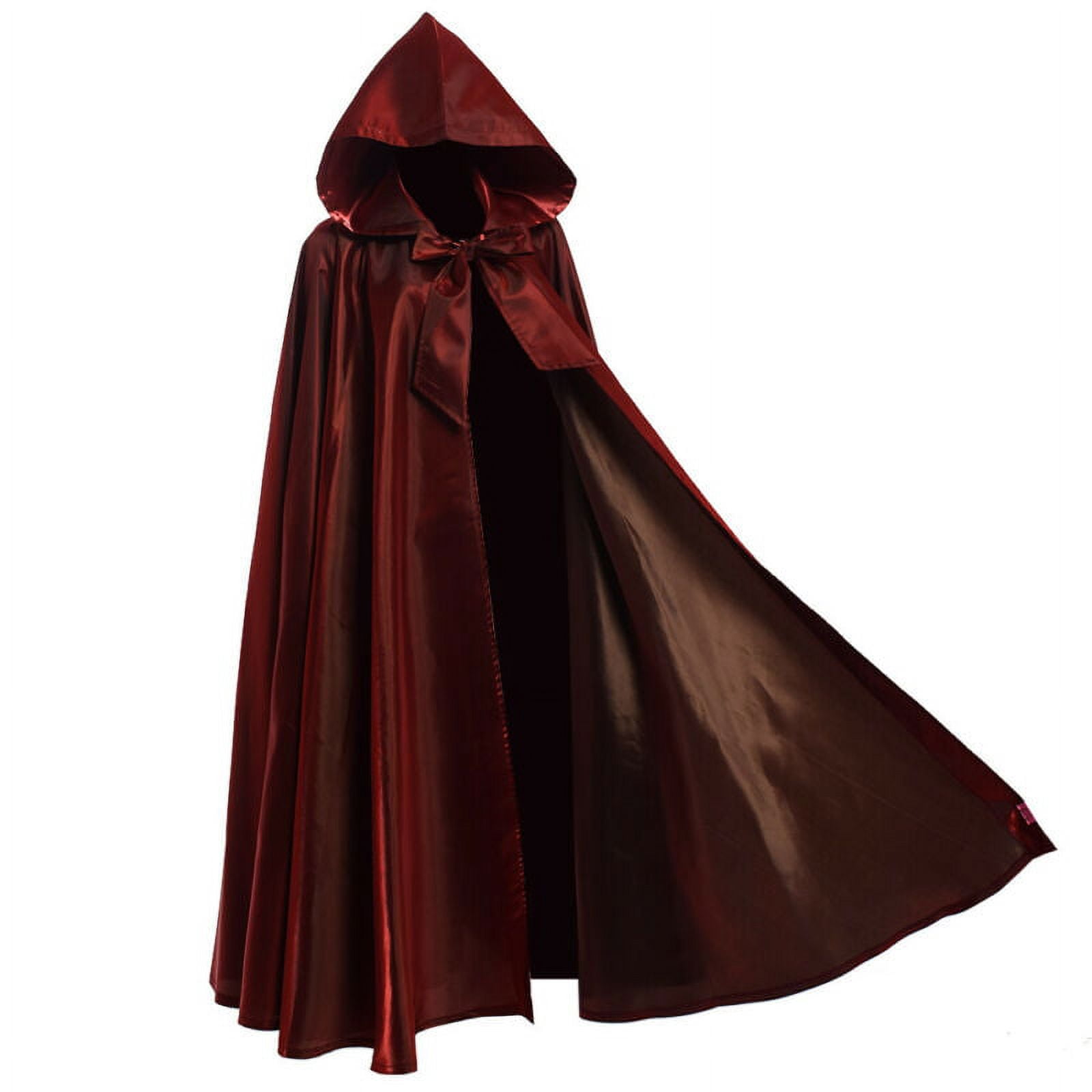 GRACEART Women's Wedding Hooded Cape Bridal Cloak Poncho Full Length ...