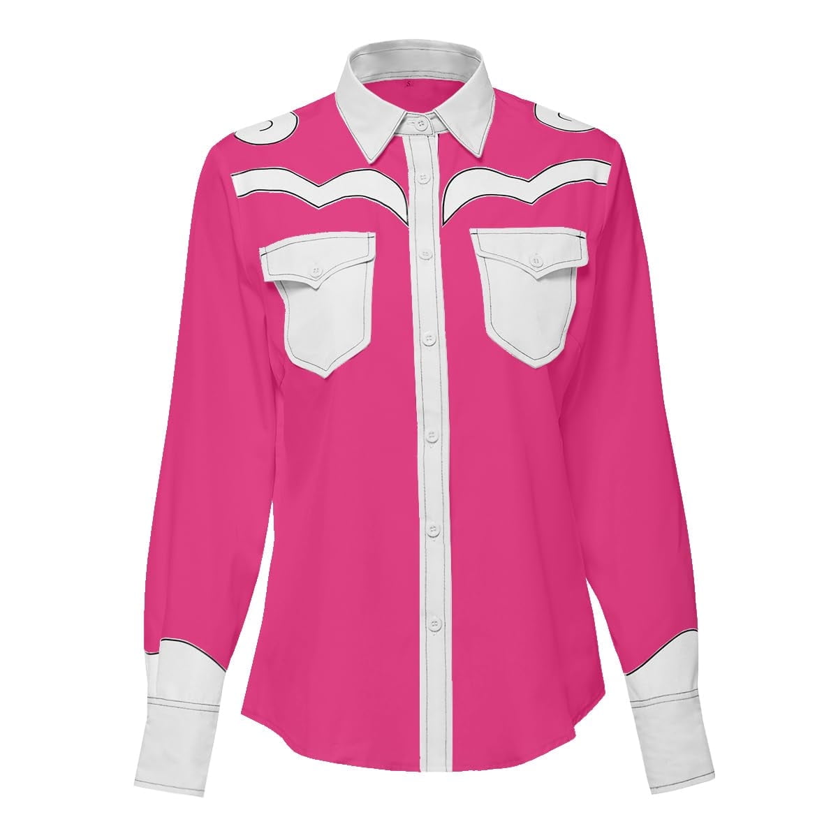 GRACEART Womens Cowgirl Style Blouse Western Denim Shirt Rustic Denim ...