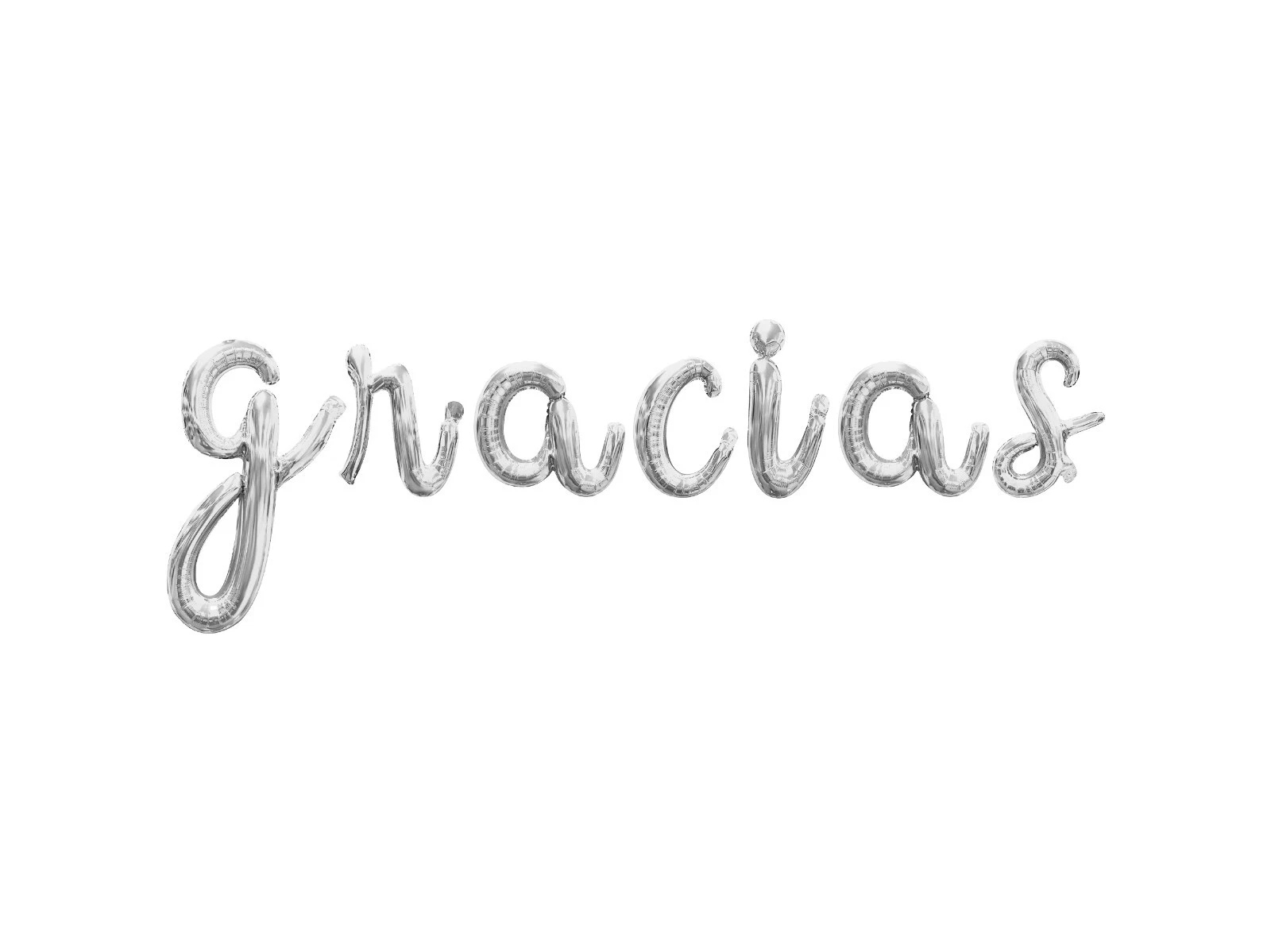 GRACIAS Cursive Letter Balloon Banner - Teacher Appreciation Party ...