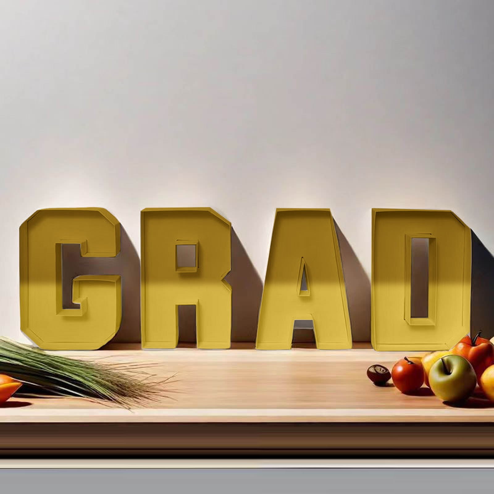 GRAD Charcuterie Numbers Fillable Graduation Cardboard Number Box For ...