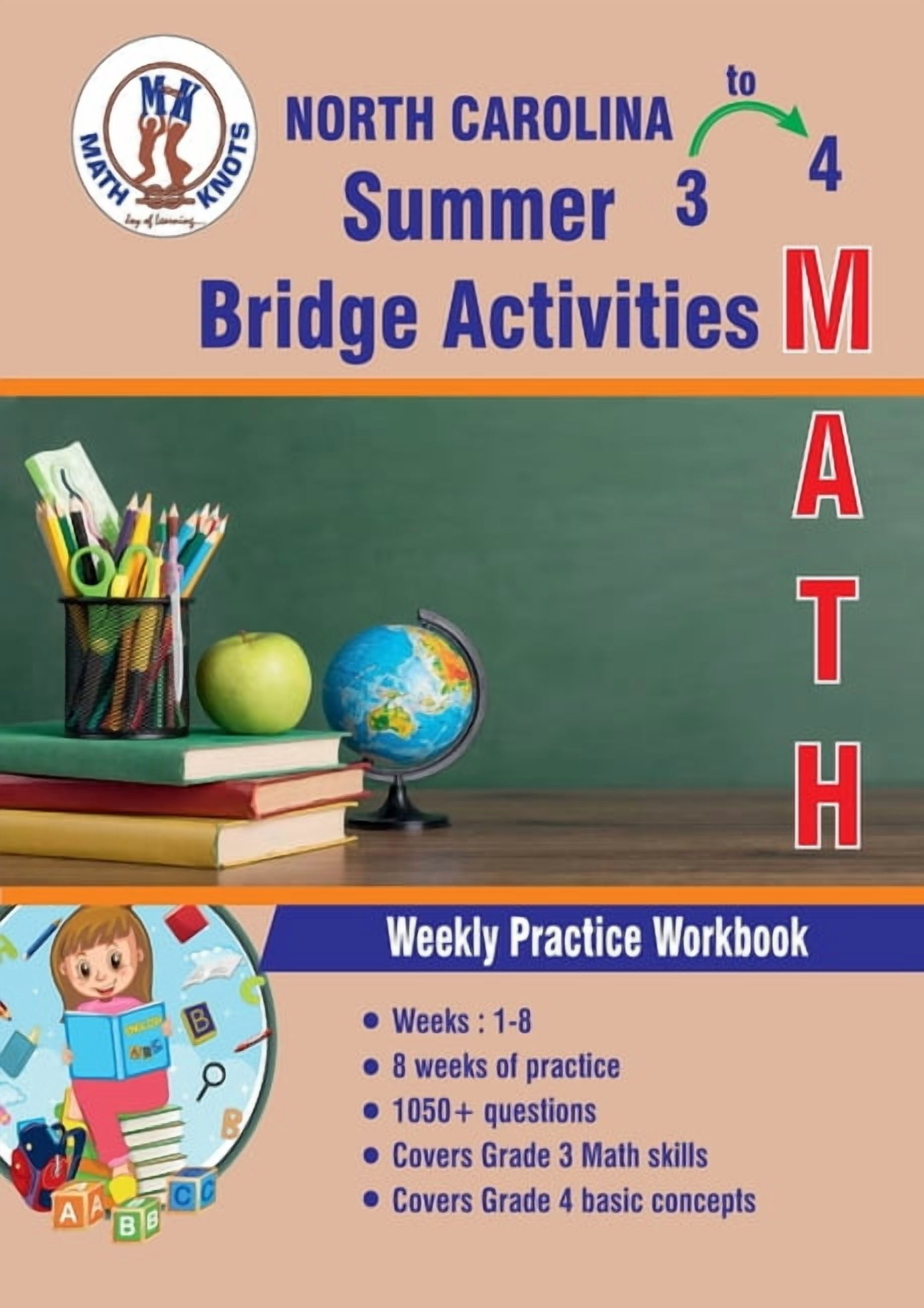 GRADES 3 to 4: NORTH CAROLINA Summer Math Bridge Activities ...