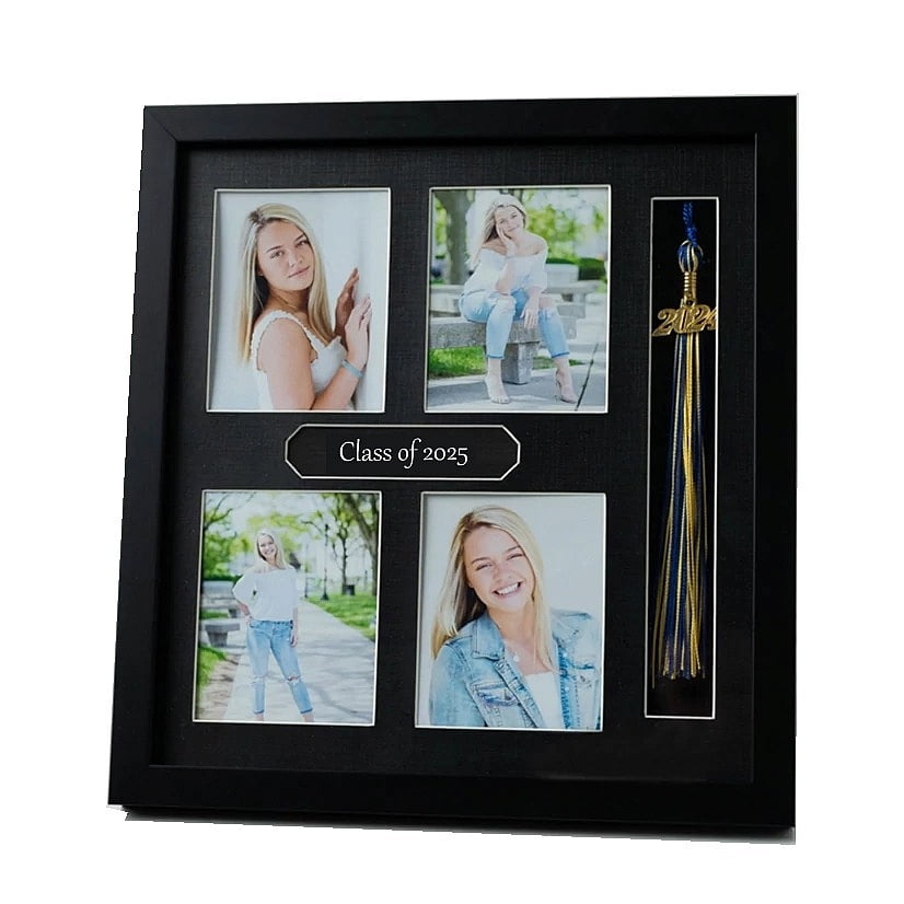 Class of GRADUATION collage frame with tassel holder for four-4x5 ...