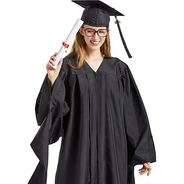 GRADWYSE Master Cap and Gown with 2022 Year Charm Master Degree Unisex ...