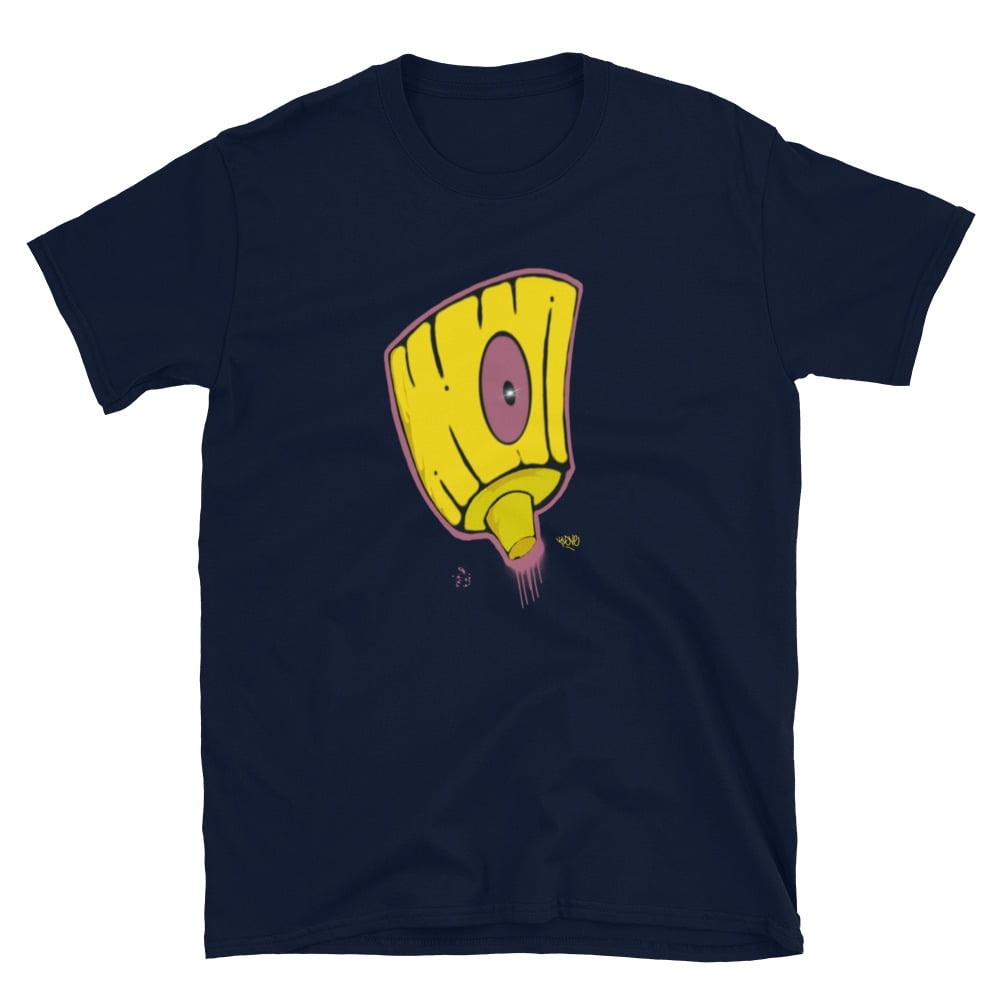 GRAFFITI HIP HOP SPRAY PAINT 90S GRAFFITI CHARACTER Short-Sleeve Unisex ...
