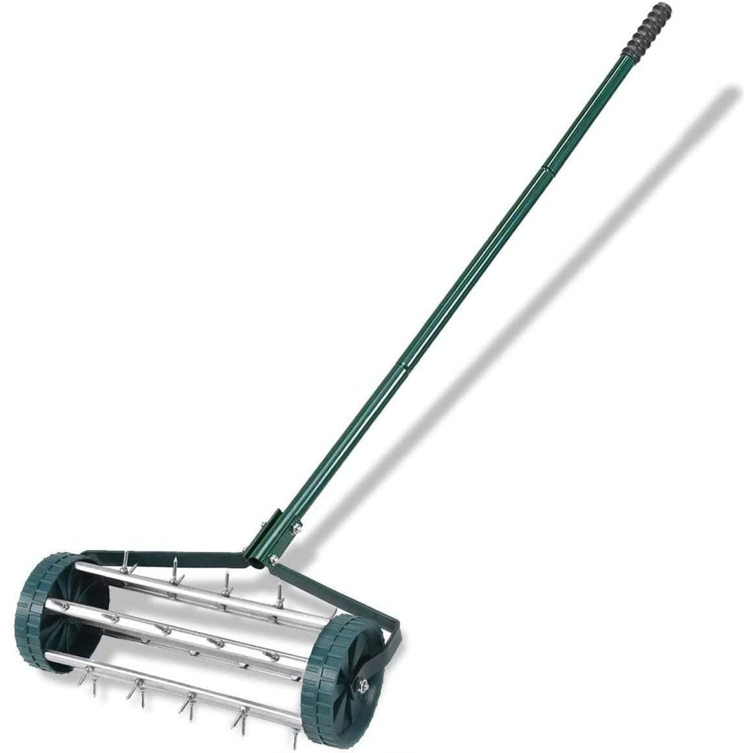 GRAFFY 18" Rolling Lawn Aerator, Rotary Push Tine Spike Manual Aerator ...