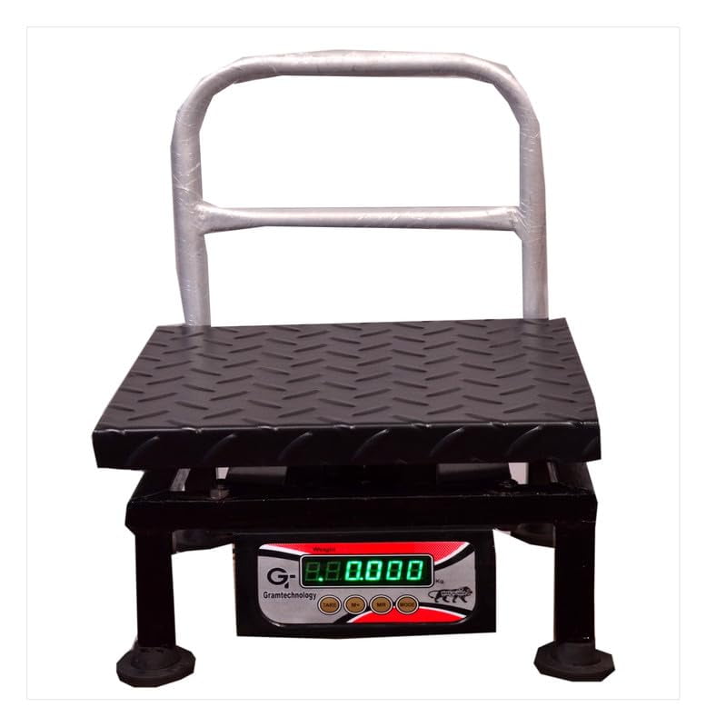 GRAMTECHNOLOGY Scale 100kg x 10gm Ms weight machine for shop weight ...