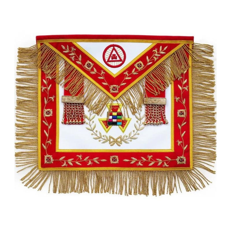 GRAND HIGH PRIEST ROYAL ARCH CHAPTER APRON - RED VELVET TRIPLE TAU ...